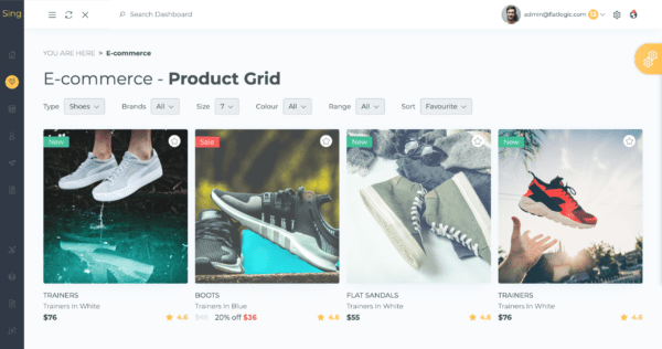 Top 6 Best eCommerce Templates for Your Admin Panel - Flatlogic Blog