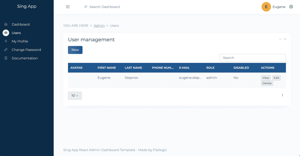 User Management React Template Release - Flatlogic Blog User Management React Template Release - Flatlogic Blog
