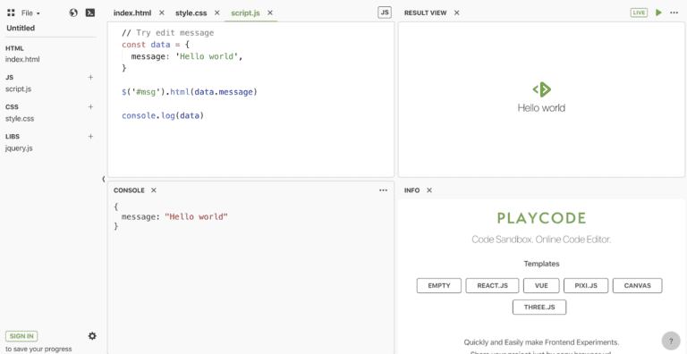 12+ Best Online Code Editors for Web Developers - Flatlogic Blog