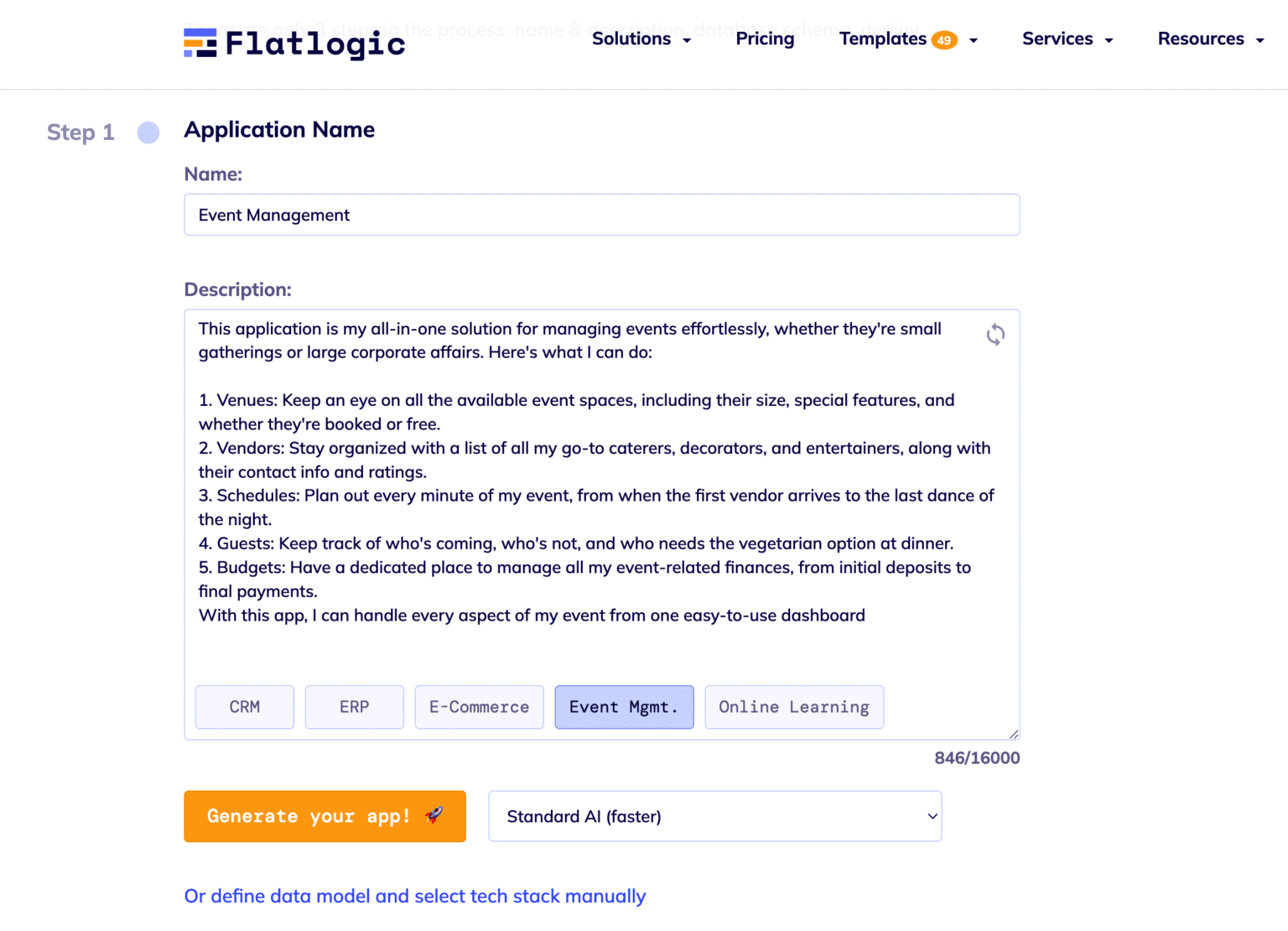 Generate Business Applications From Description With Flatlogic Generator! - Flatlogic Blog