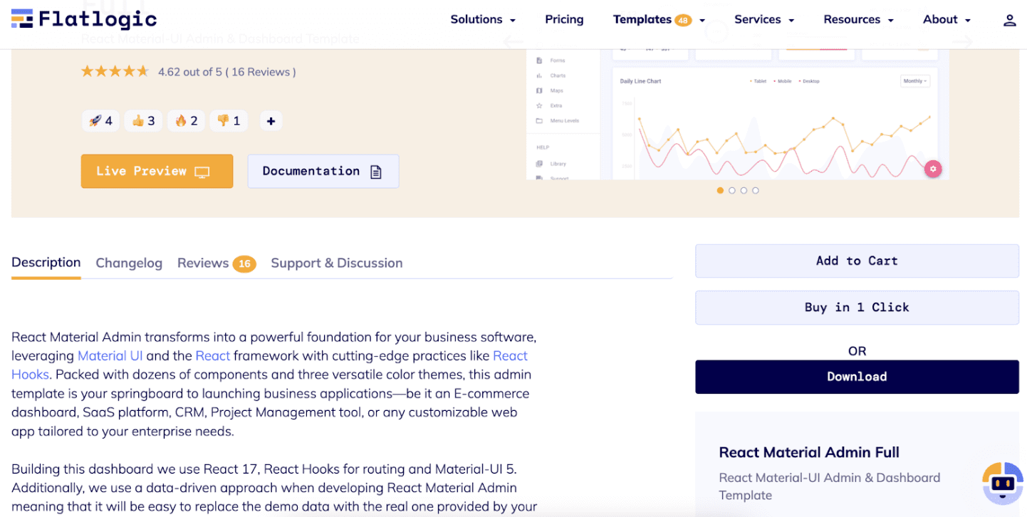All Flatlogic Templates With Your Flatlogic Generator Subscription Flatlogic Blog