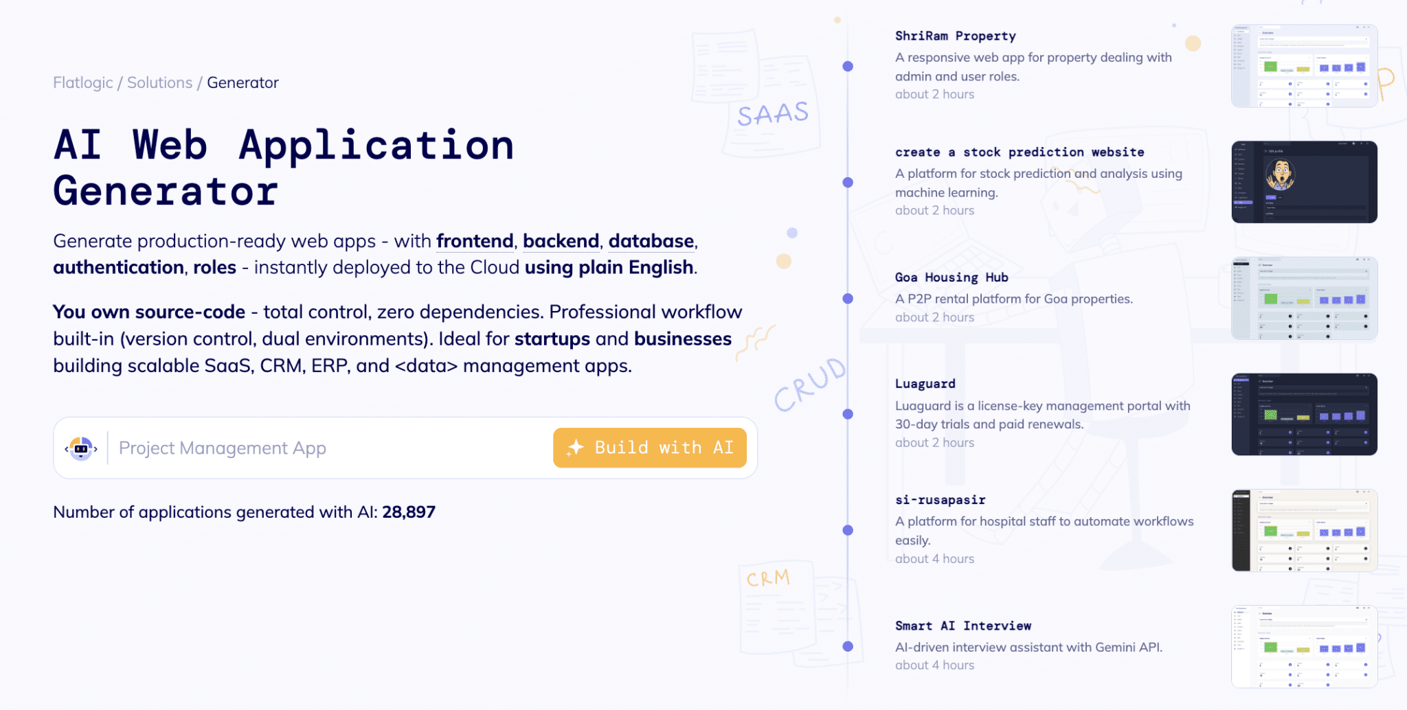 Top 8+ AI-powered App Generators [Based on Research Data] - Flatlogic Blog